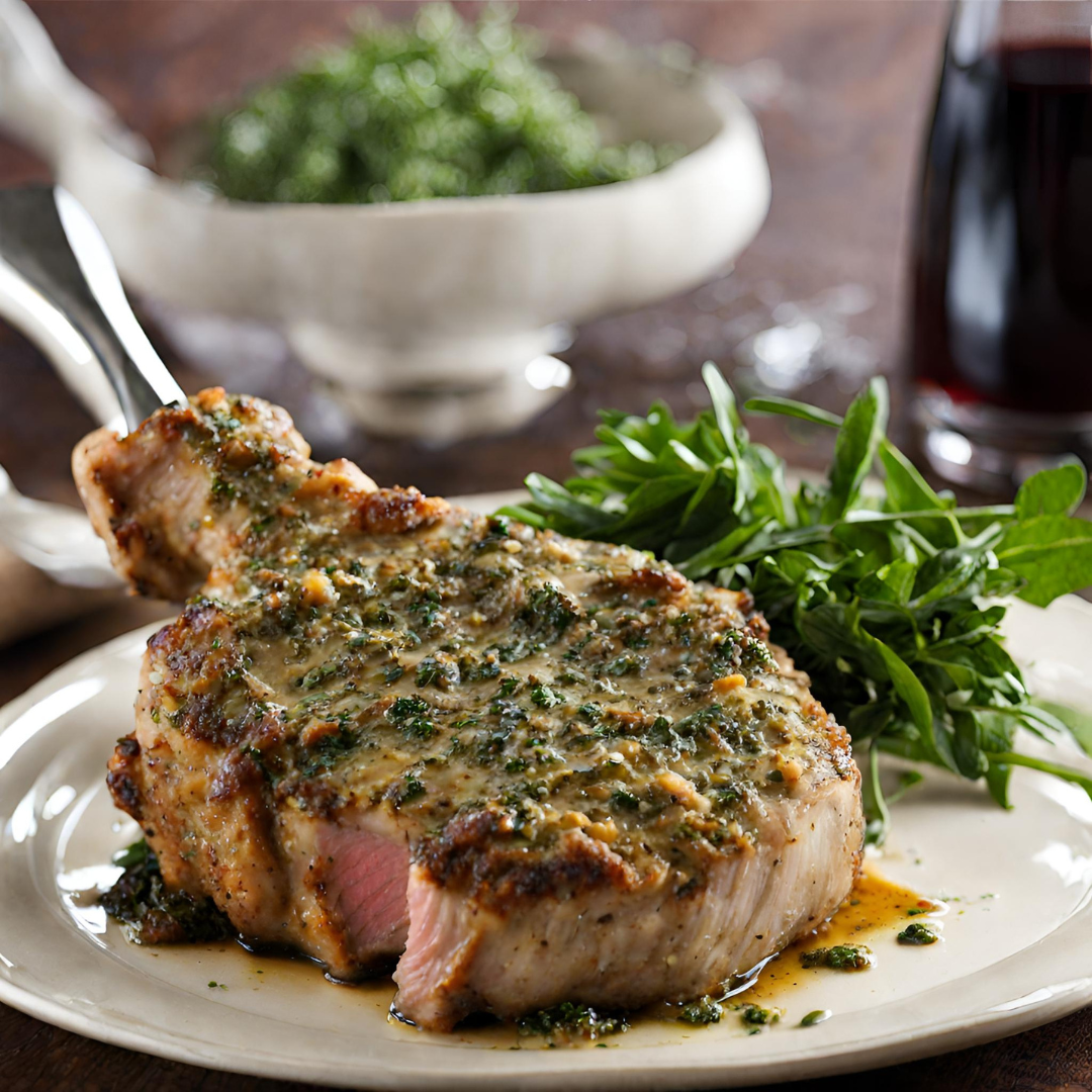 Savoury Herb-Encrusted Veal Chop – Hilton & Family Butchers